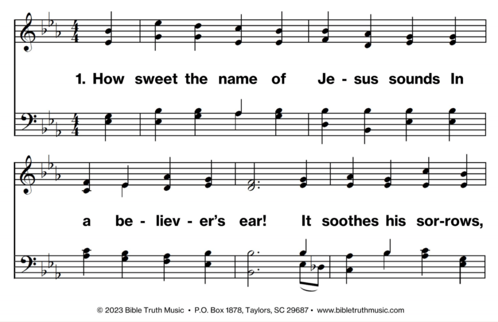 49 – How Sweet The Name Of Jesus Sounds – Screen Display – DOWNLOAD ...