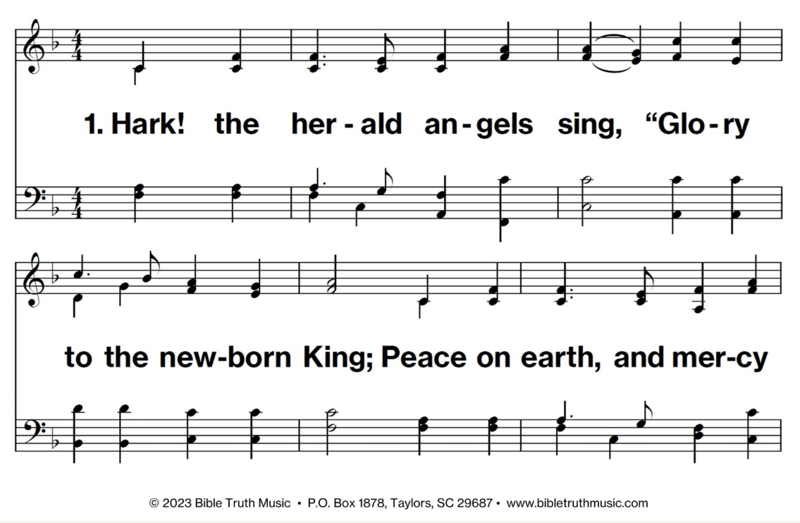 83 – Hark! The Herald Angels Sing – DOWNLOAD – Bible Truth Music
