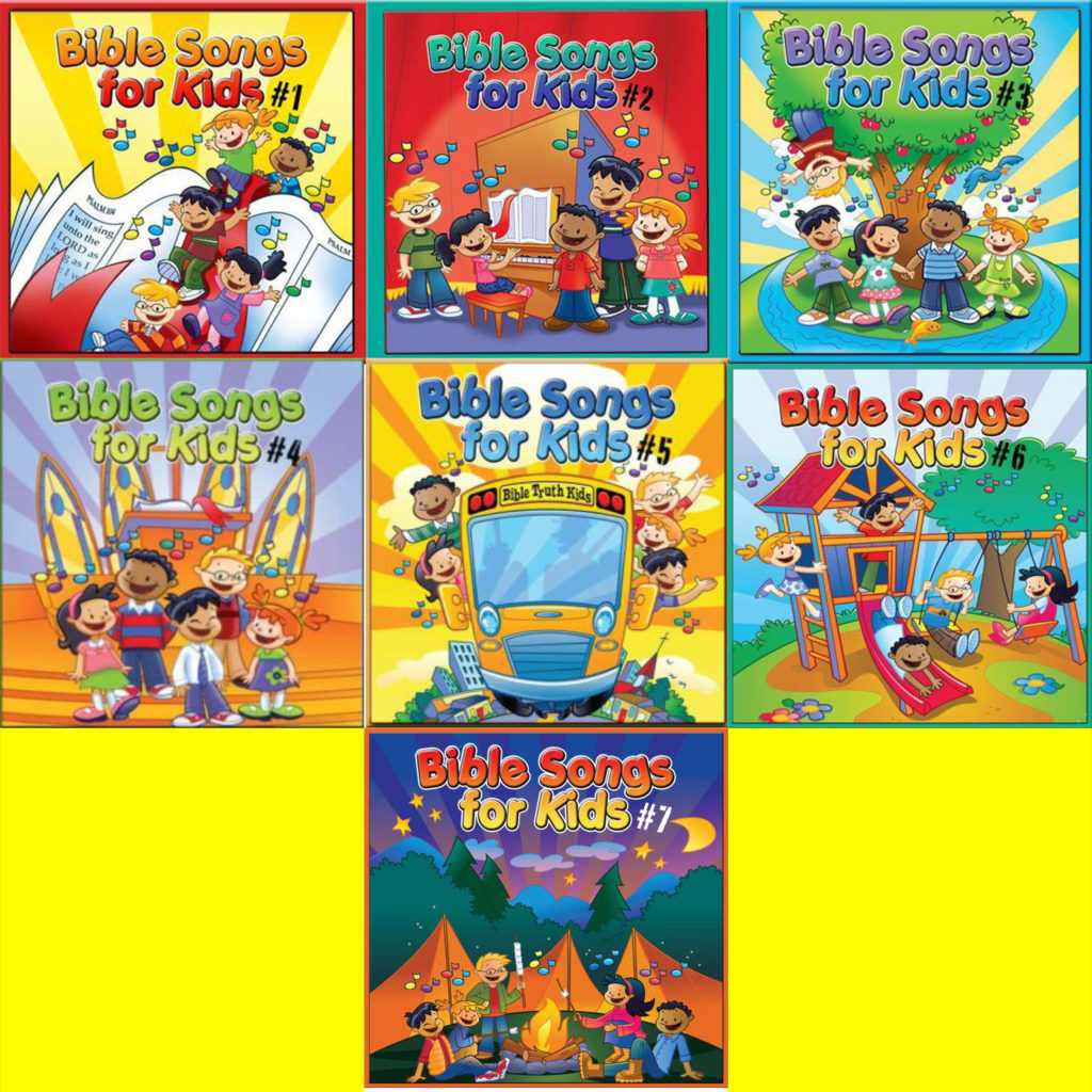 Bible Songs For Kids-Volumes 1-7 CD Combo (DOWNLOAD) – Bible Truth Music