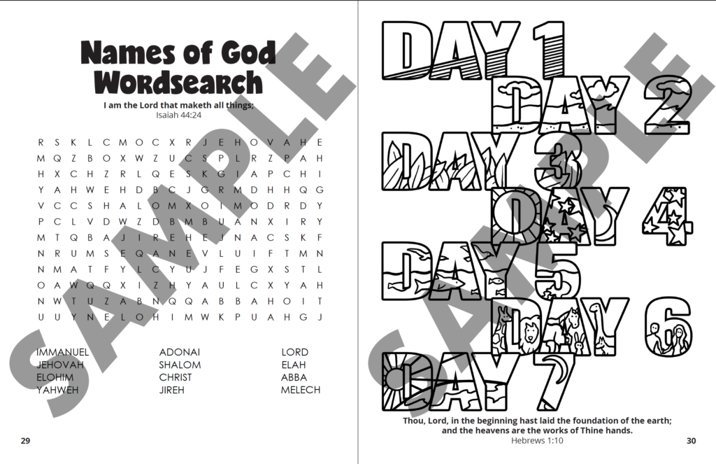 God Did It! – Gospel Coloring Book – The Byron Foxx Evangelistic ...