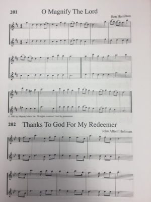 Treble Clef C Instruments (BT01) Hymnal Orchestrations – Bible Truth Music