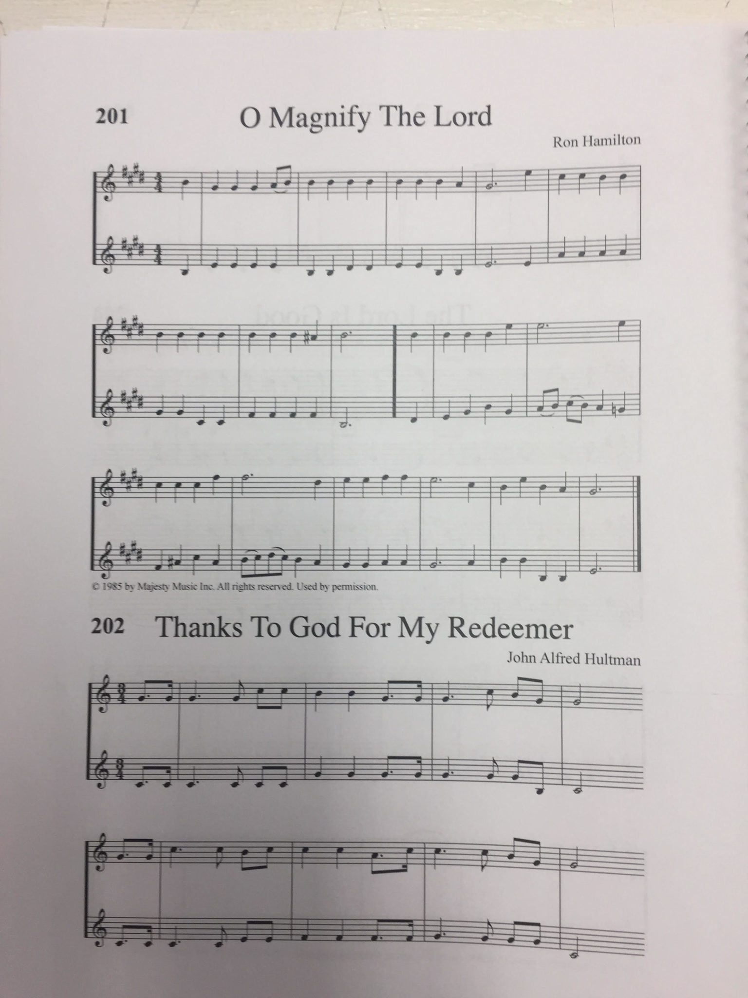 Treble Clef Bb Instruments (BT03) – Hymnal Orchestration – Bible Truth ...